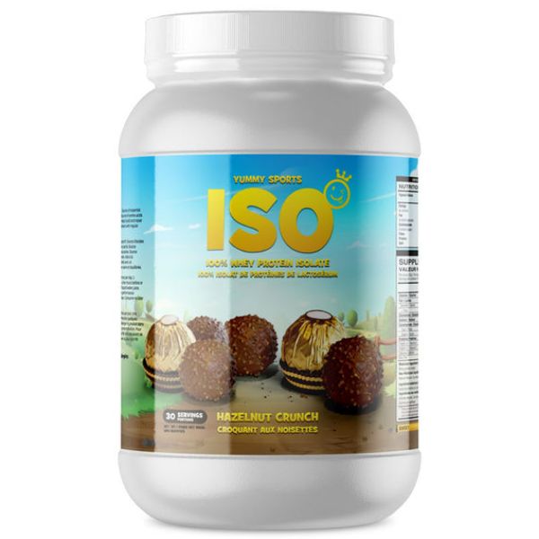 Yummy Sports ISO Tub 907g Hazelnut Crunch